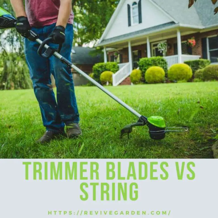 Trimmer Blades VS String: Choose The Right One - Revive Garden